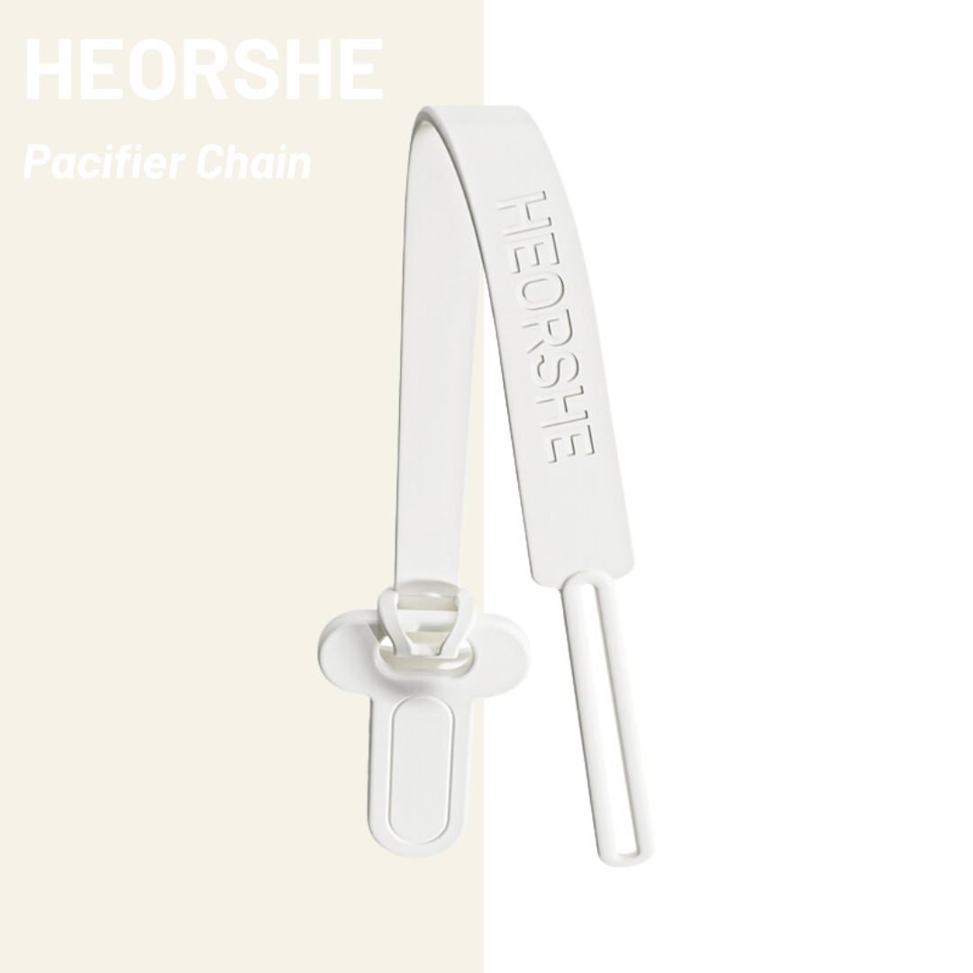 Pacifier Chain – Secure, BPA-Free Clip to Keep Pacifiers Clean – HEORSHE
